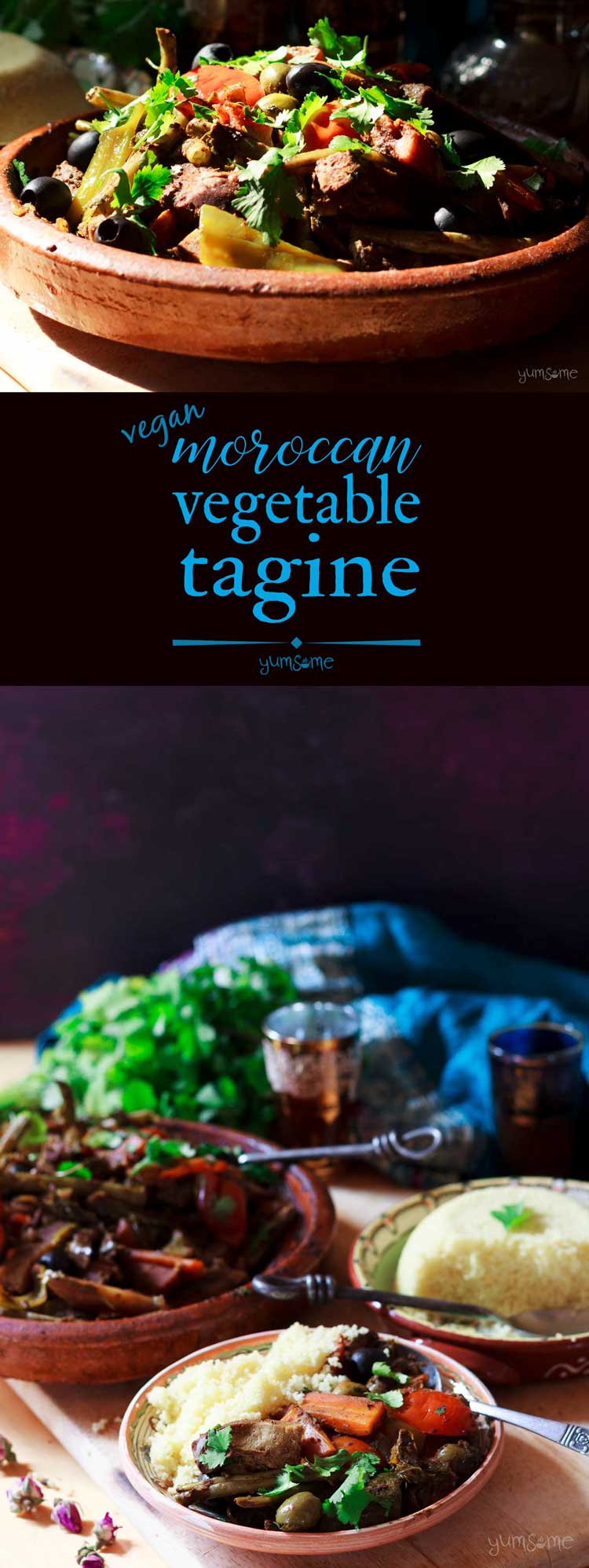 Moroccan Vegetable Tagine - a simple and delicious North African recipe