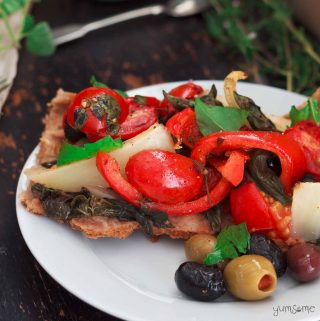 Mediterranean Summer Vegetable Tart | yumsome