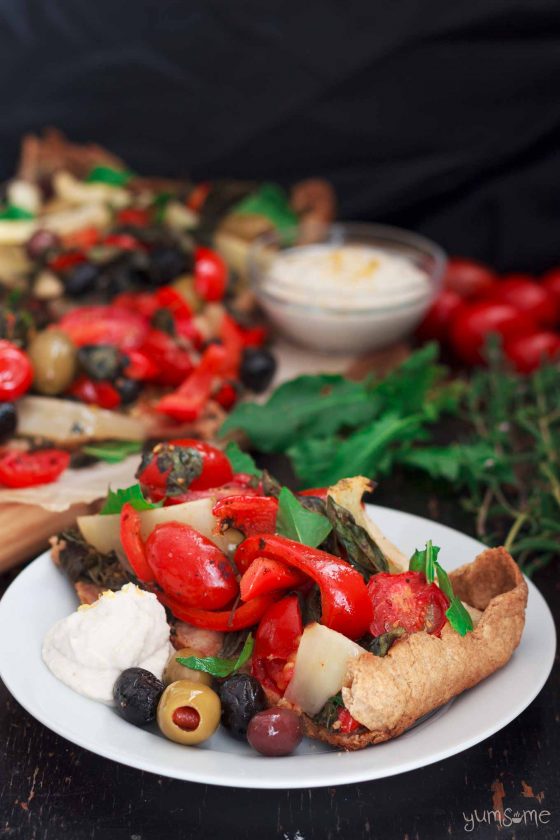 Mediterranean Summer Vegetable Tart | yumsome